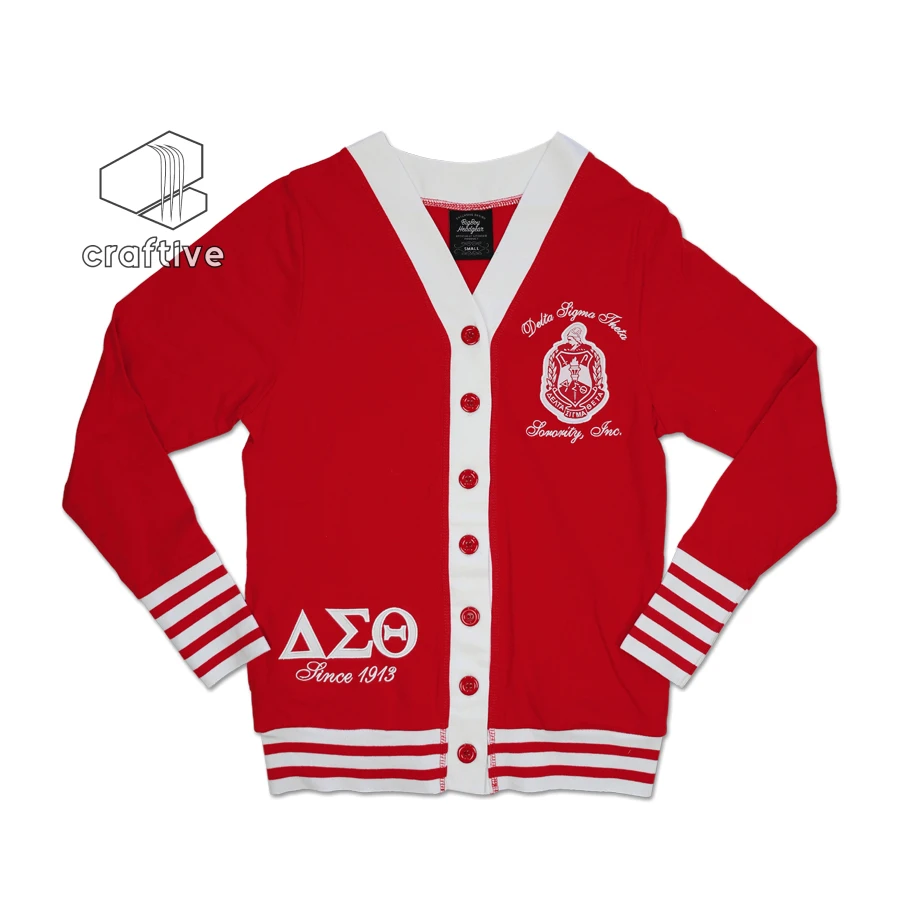 Shop Our DST Sorority Cardigan Sweater - Custom Embroidered