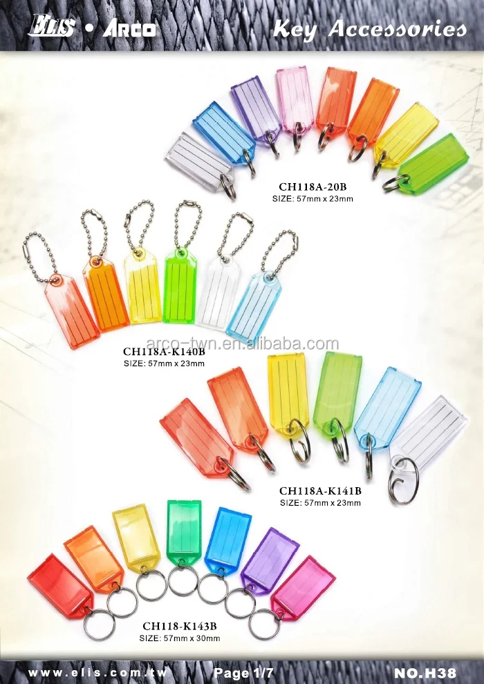 Hard Plastic Key Tag Key Label Key Ring - Buy Hard Plastic Key Tag ...