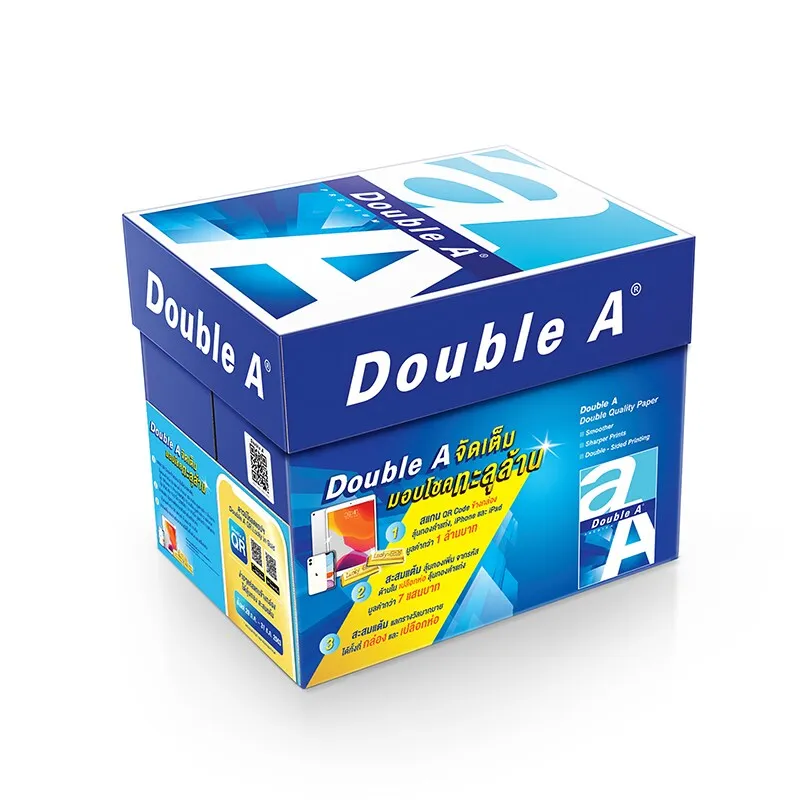 Double A Copy Paper A4 80 Gsm Pack 5 Paper Made From Thailand Planted 