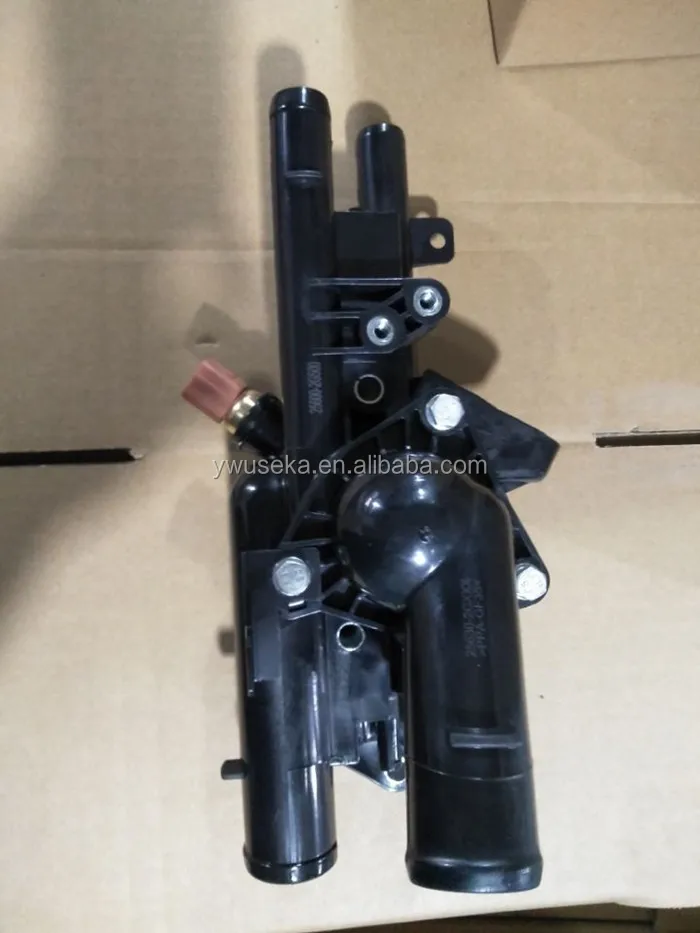 Engine Coolant Thermostat Housing For Hyundai Santa Fe Tucson Sonata ...