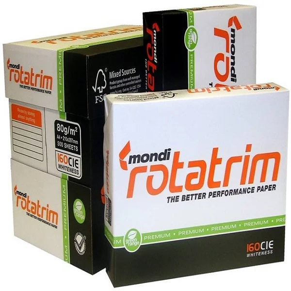 Low Price Mondi Rotatrim/ Double A4 Copy Paper 80gsm For Photocopy ...