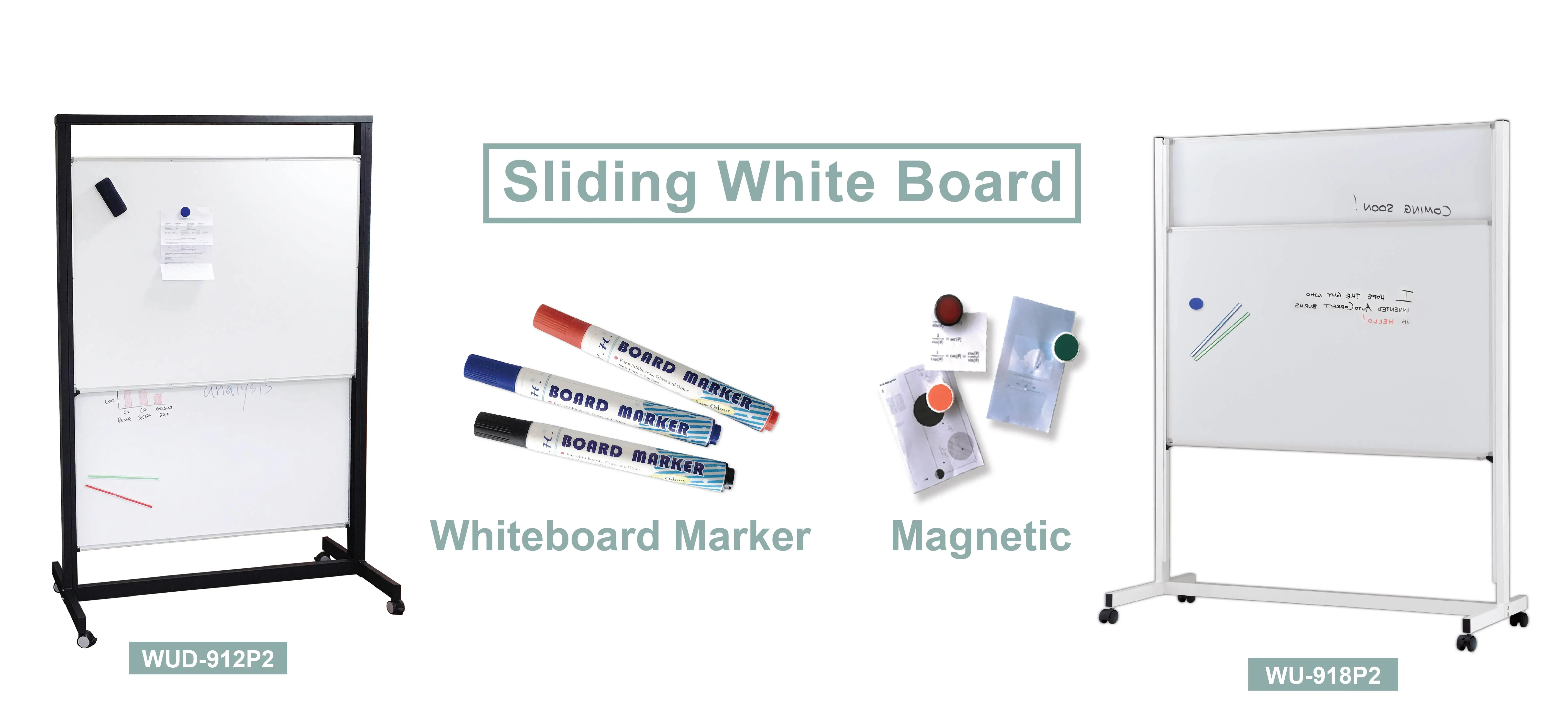 Metal Sliding Whiteboard With Easel - Buy Sliding Whiteboard Easel ...