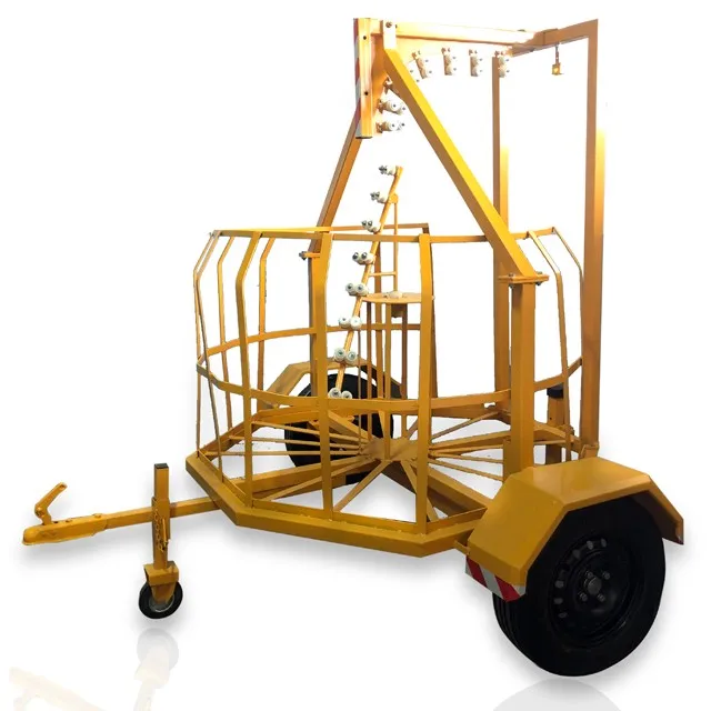 Trailer Mounted Cable Fleeting Device - Efficient Cable Management