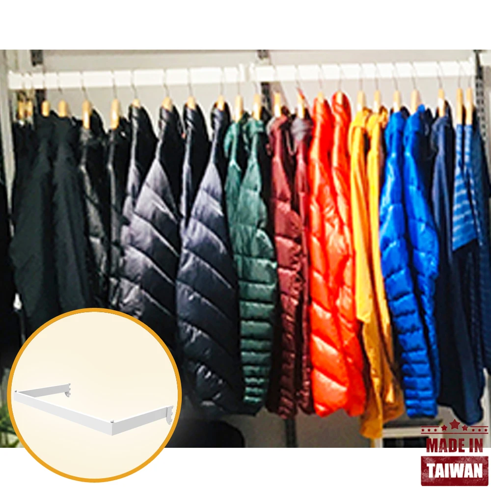 Boutique Slotted Upright Wall U Shaped Clothes Hang Rail - Buy Shop ...