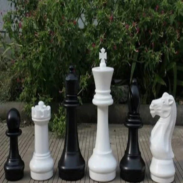 Giant Fiberglass Chess Set for Outdoor Games & Events - Decorative ...