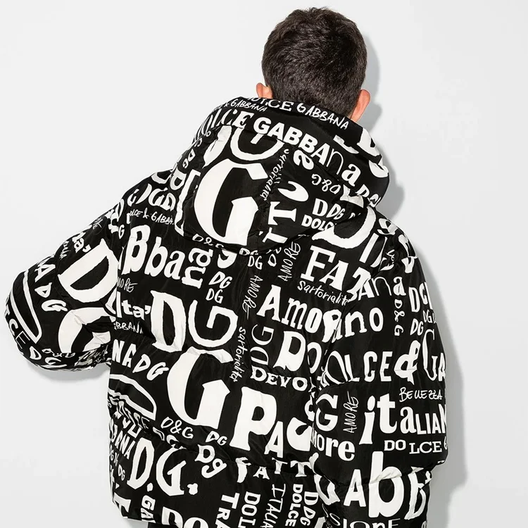 High Quality Custom Puffer Jacket Men Sublimation Printed Heavyweight ...