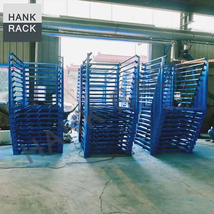 Stackable Pallet Tainer - Heavy Duty Metal Storage Rack