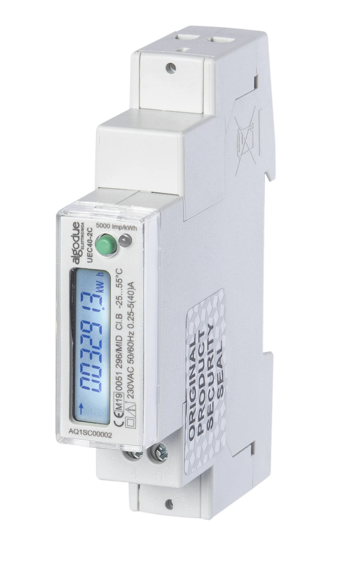 Single Phase 40a Mid Approved 1 Din Module Two Wires Uec40 Algodue Made ...