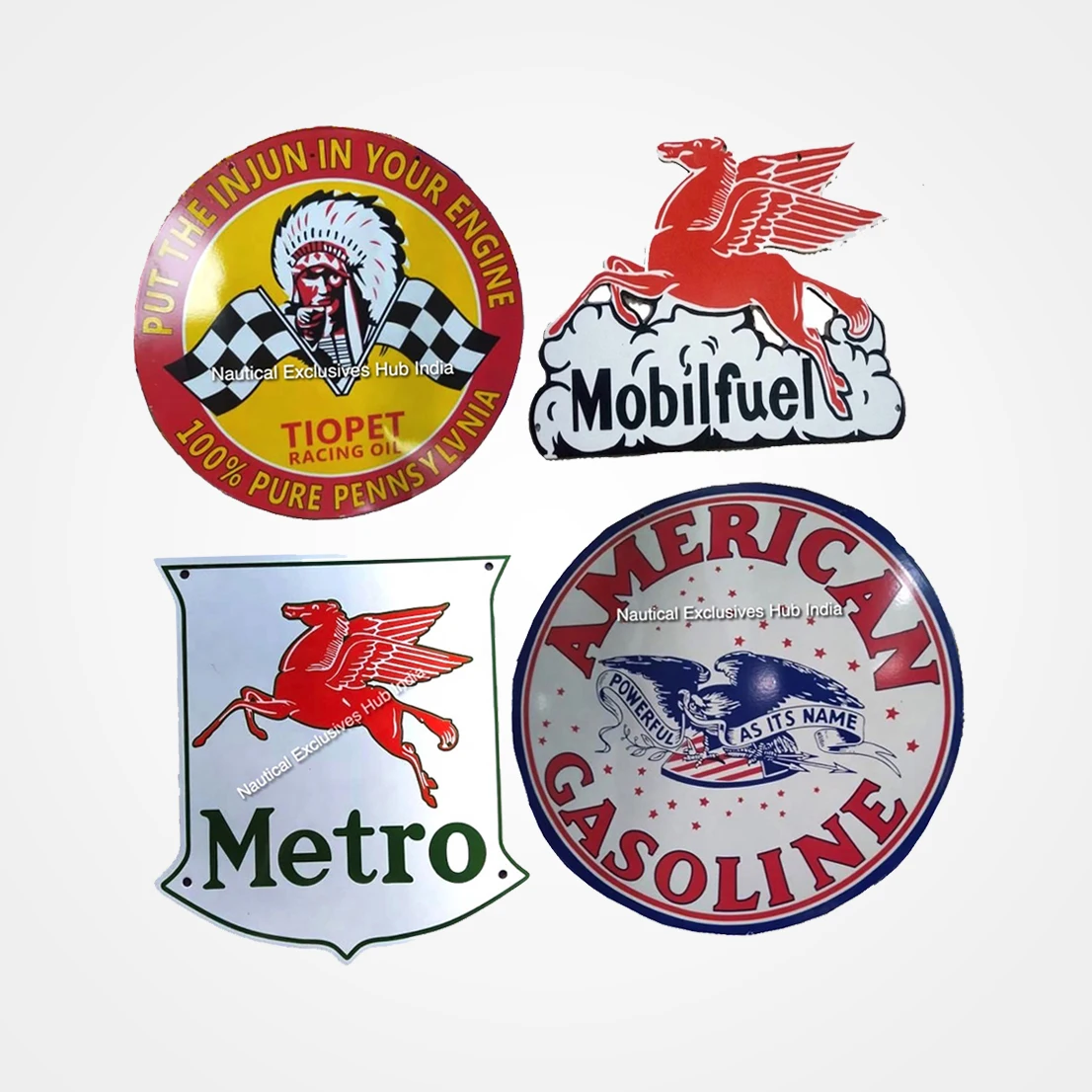 Porcelain Vintage Custom Metal Decorative Vintage Tin Plate Sign - Buy ...