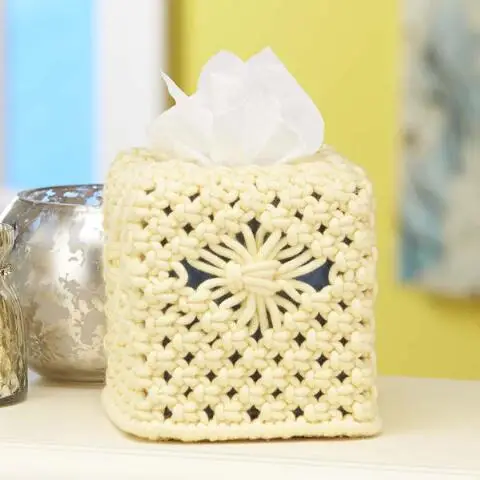 Macrame Tissue Box - Bohemian Home Decor for All Spaces