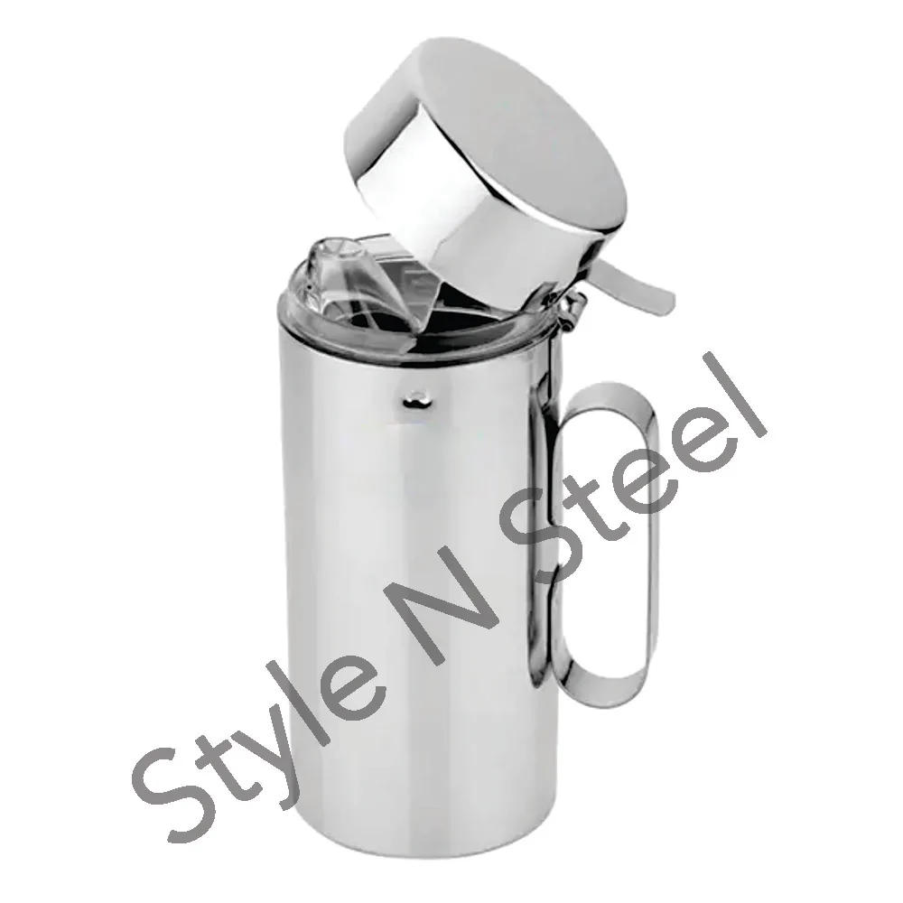 Stainless Steel Oil Pot With Cover / Oil Dispenser - Buy Olive Oil Pots ...