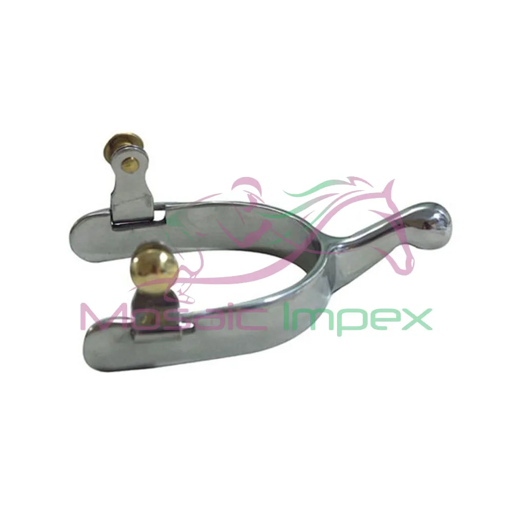 Classic Western Horse Spur With Engraved Design Stainless Steel Horse ...