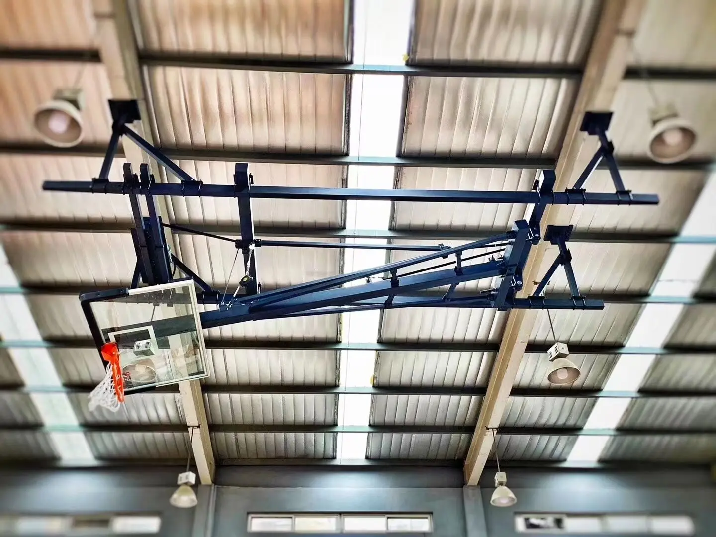 Hanging Basketball Hoop - Durable & Versatile Solution