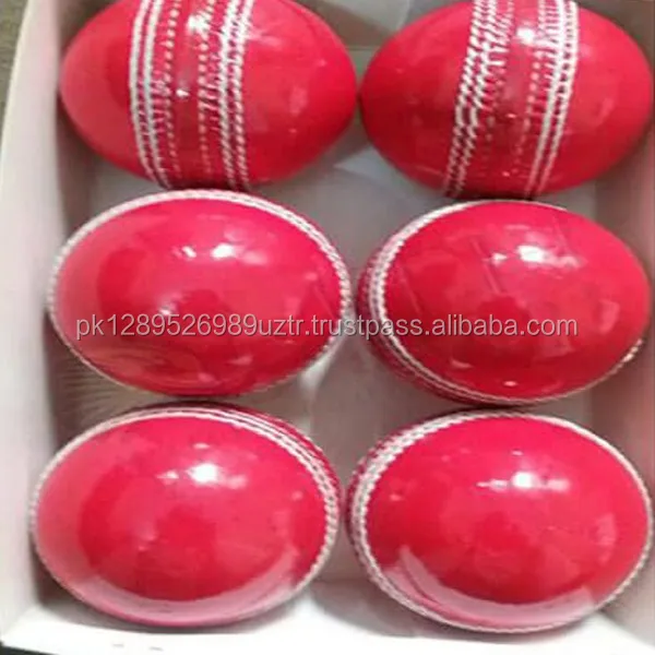 Genuine White Leather 4-Piece custom Cricket Match Leather Ball ...