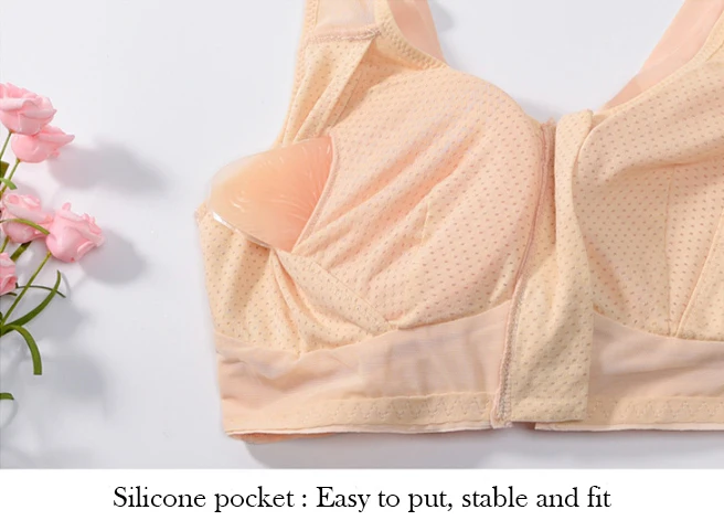 2020 New Post Surgical Prosthesis Pocket Bra Breast Forms Yc-028 Post ...