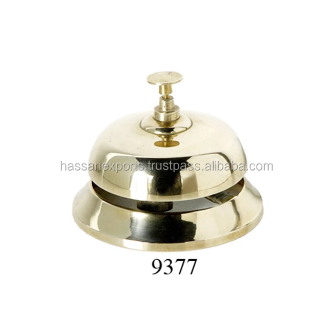 Office Brass Table Bell With Wooden Base & Hammer - Buy Office Brass ...