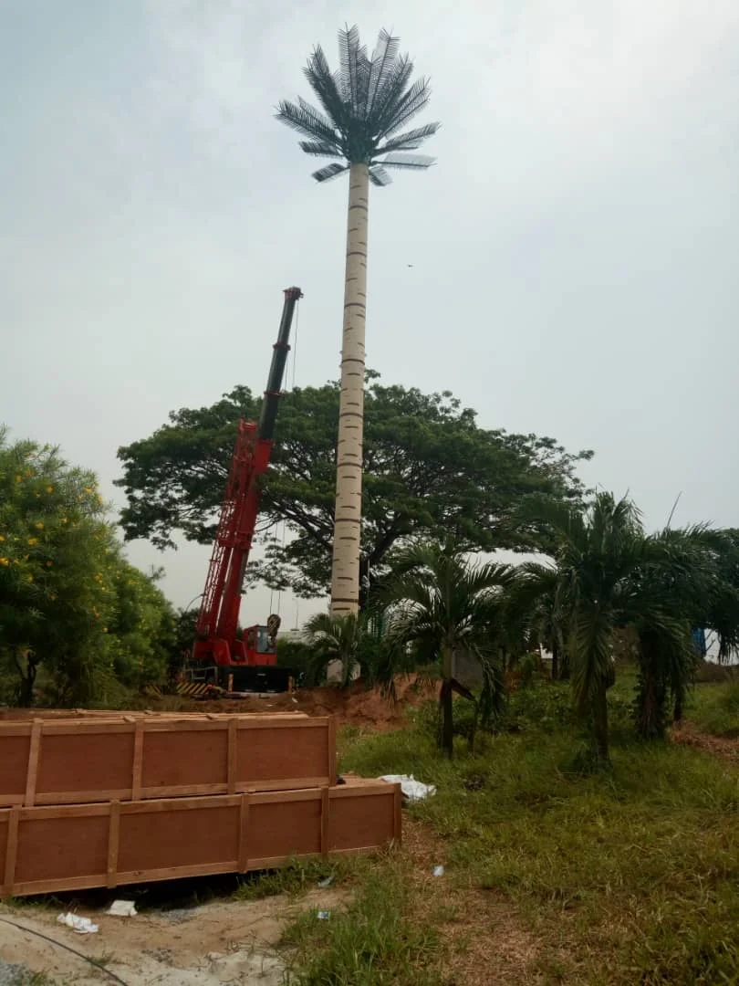 Artificial Telecom Tower Telecommunication Tower Camouflage Palm Tree ...