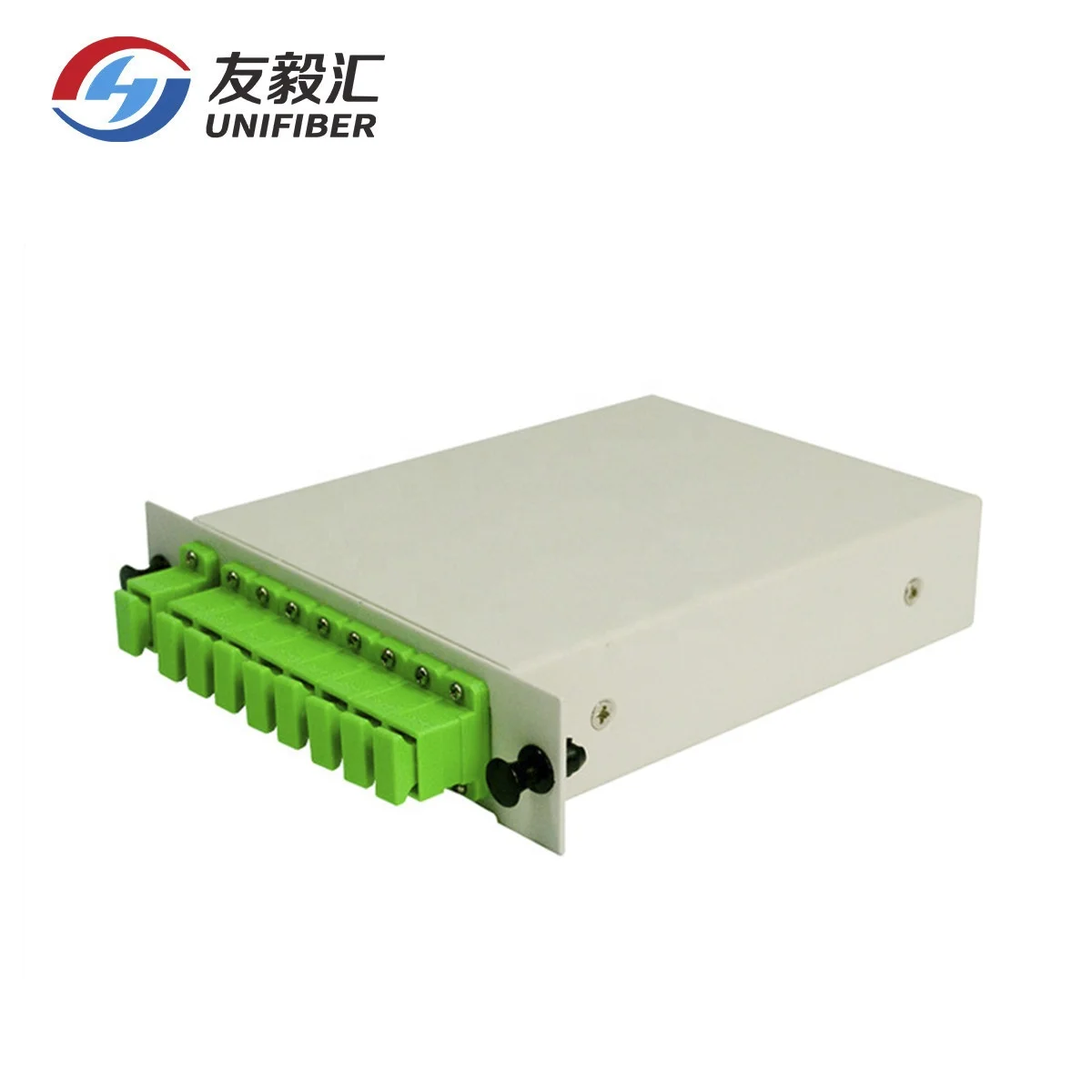 4u Rack Mount Plc Splitter Lgx Chassis Rack Panel Holds 14 Pieces 1x2 ...