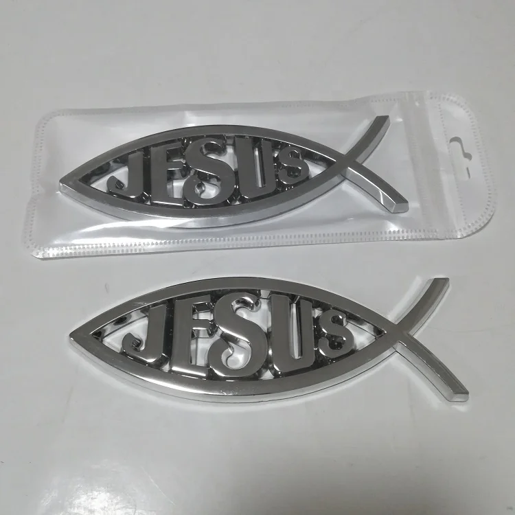 JESUS Car Badges and FISH Car Emblem - Decorate Your Ride
