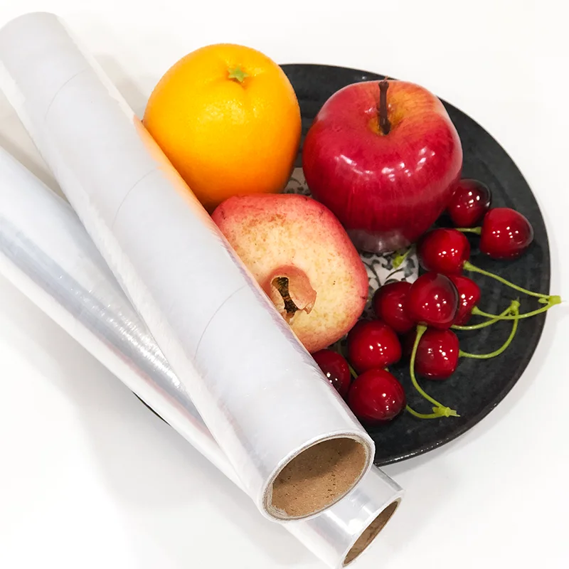 Food Grade Wrapping Super Clear Pvc Stretch Laminated Cling Film Shrink ...