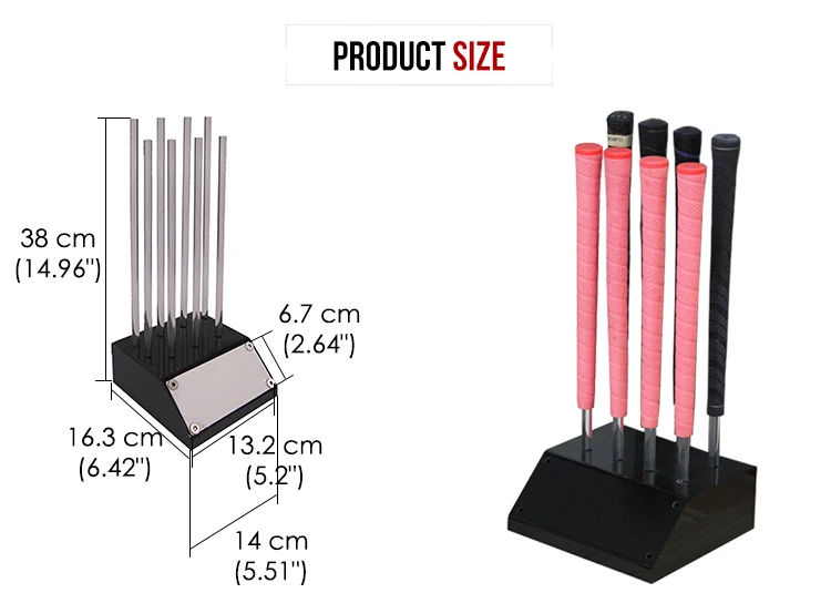 Golf Club Displays - Racks & Grips for Standard Equipment
