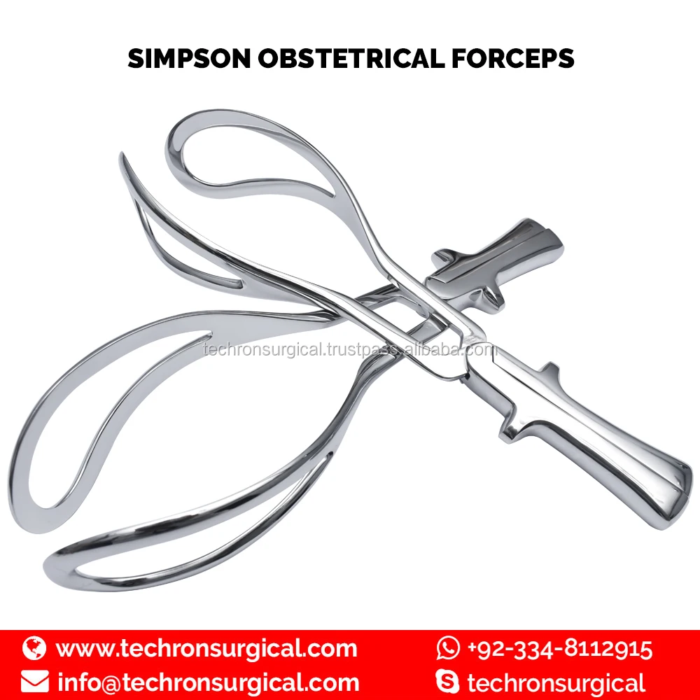 Kielland Obstetric Forceps 40cm - Buy Simpson Obstetrical Large Forceps ...