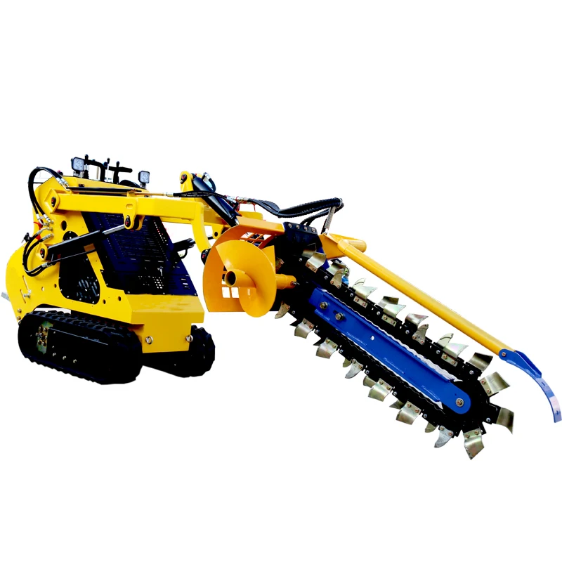 Mini zanjadora agrícola para Barbilla, 900 mm de profundidad, cadena ...