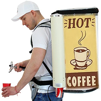 Coffee Dispensing Backpack For 19 Liter Beer Cola Coffee - Vendor ...