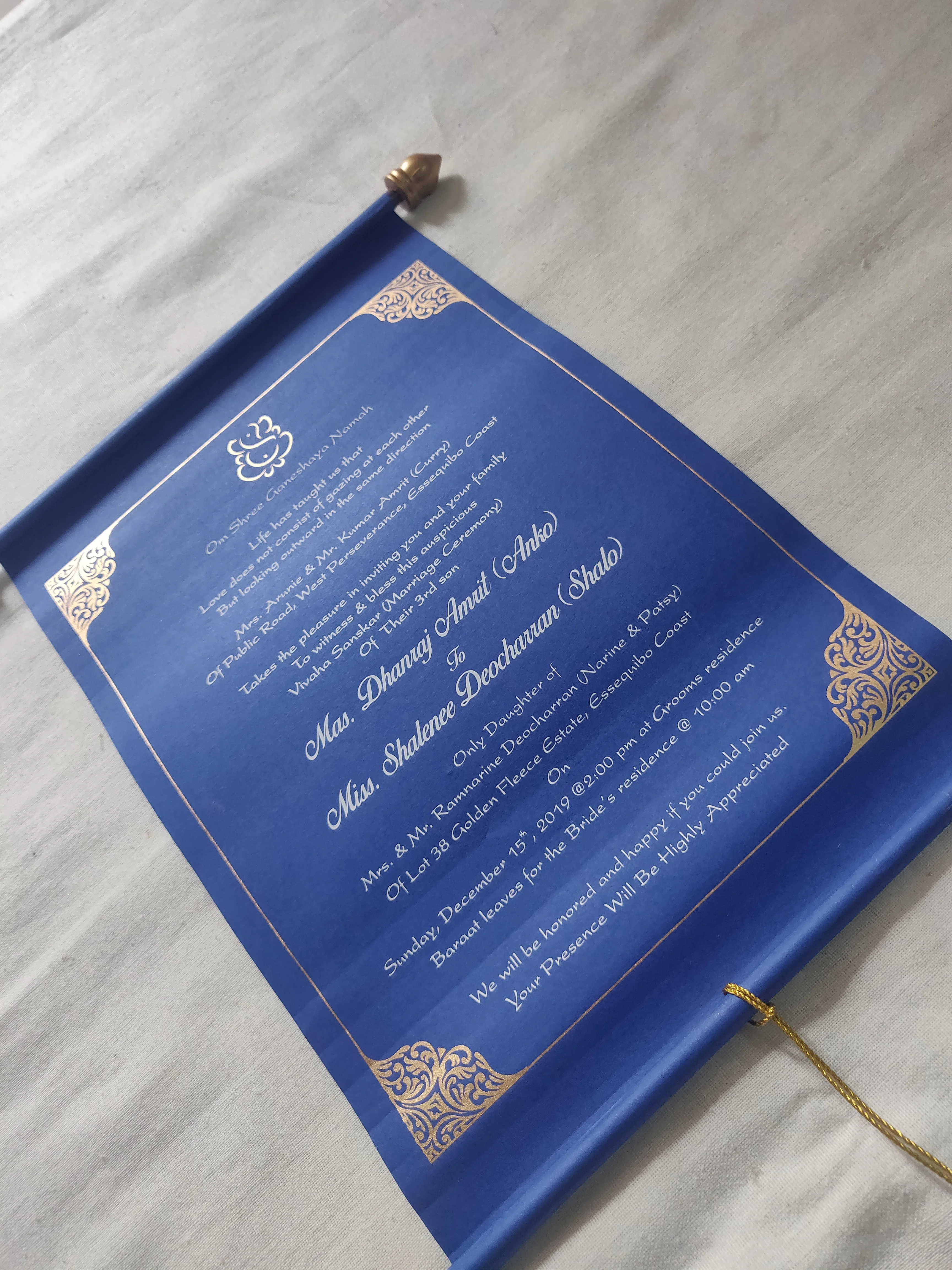 Custom Printed Scroll Invitations for Wedding Invites, Birthday Invites ...