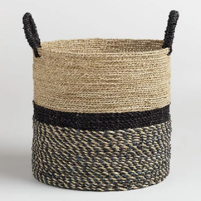 100% Natural Seagrass Baskets - Sustainable Storage Solutions