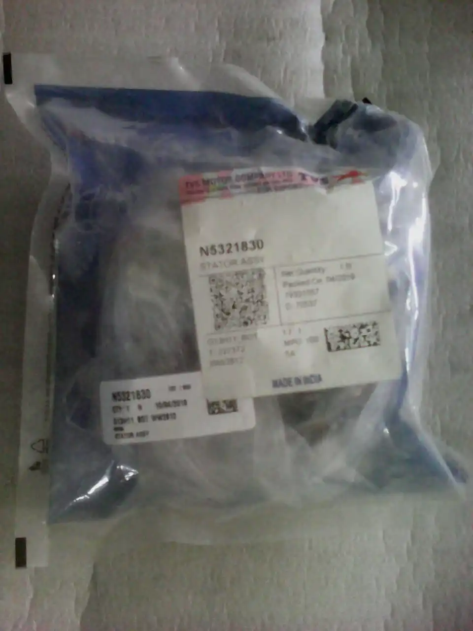 Stator Assy N5321830 para motocicletas TVS XL (2019-)