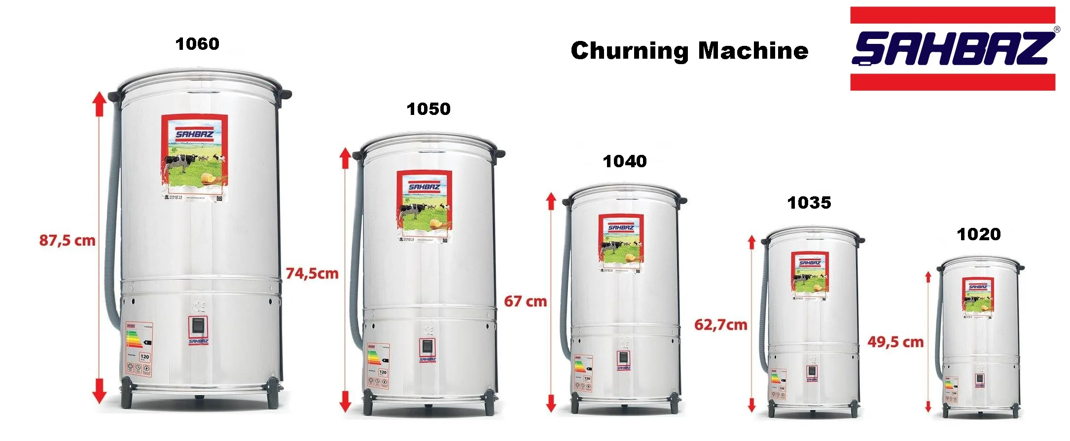 50 Liter Stainless Steel Butter Churning Machine for Farms & Food ...