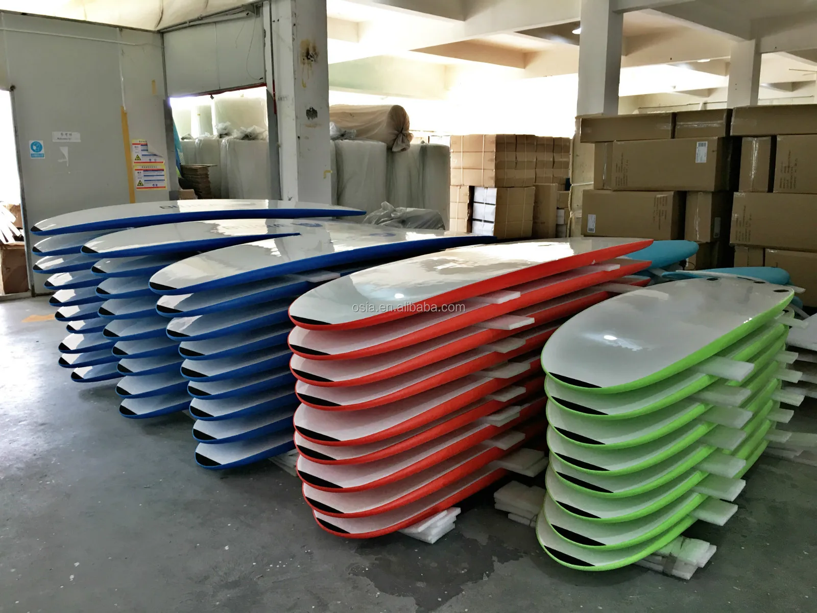 9' Unisex Softboard Surfboard Heat Lamination Offshore Water Plastic ...