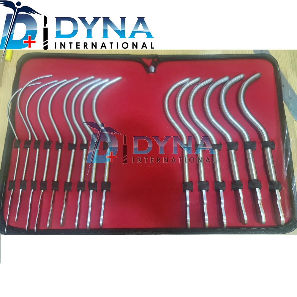 Guyon Urinary Instruments Kit - 15 Pieces Gynecology Tools