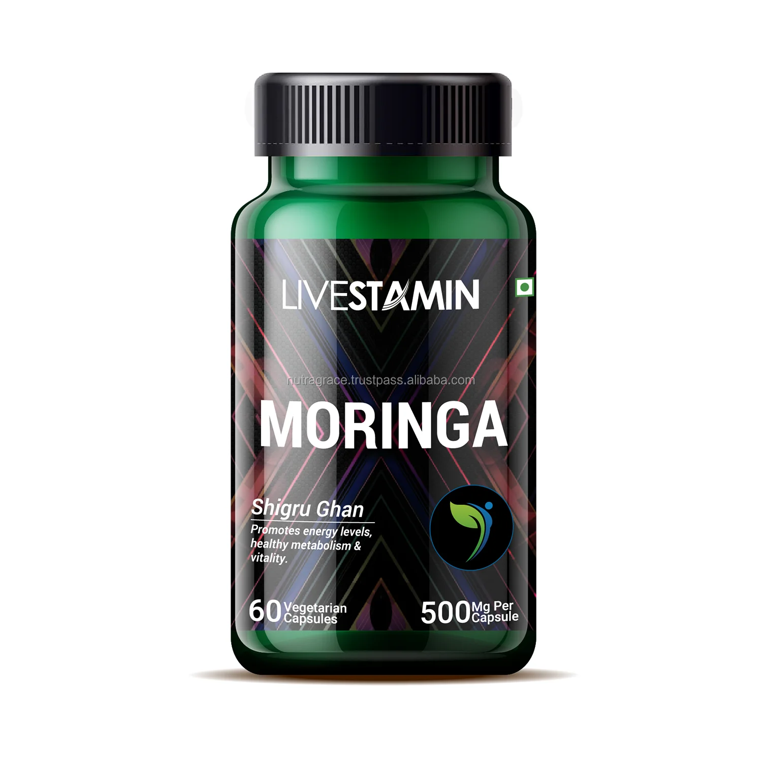 Moringa Oleifera Extract Powder Leaf 500mg Capsules From Leaves For ...