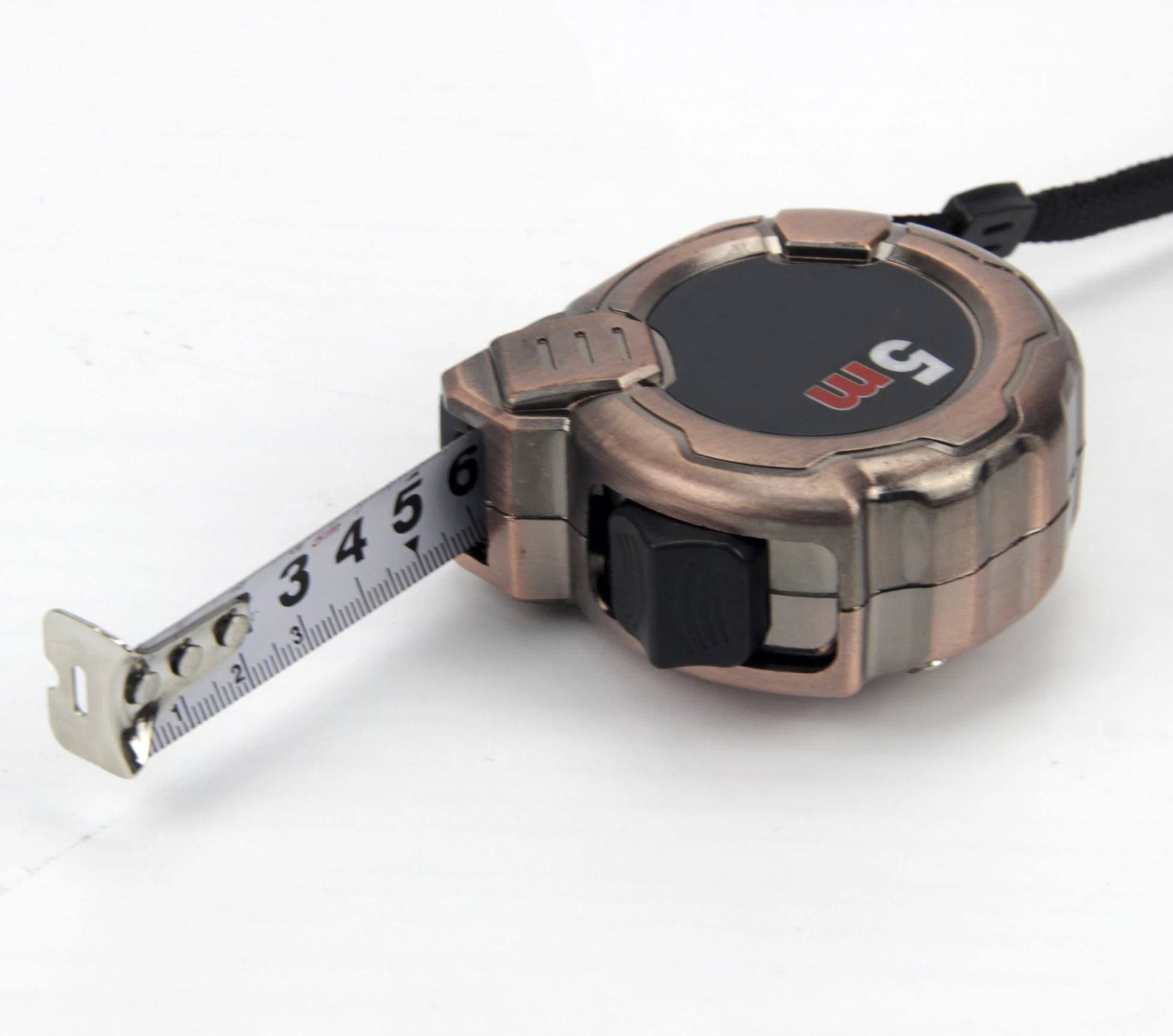 New Design Bronzed Steel Tape Measure 5 M White Matte Paint Steel Tape ...