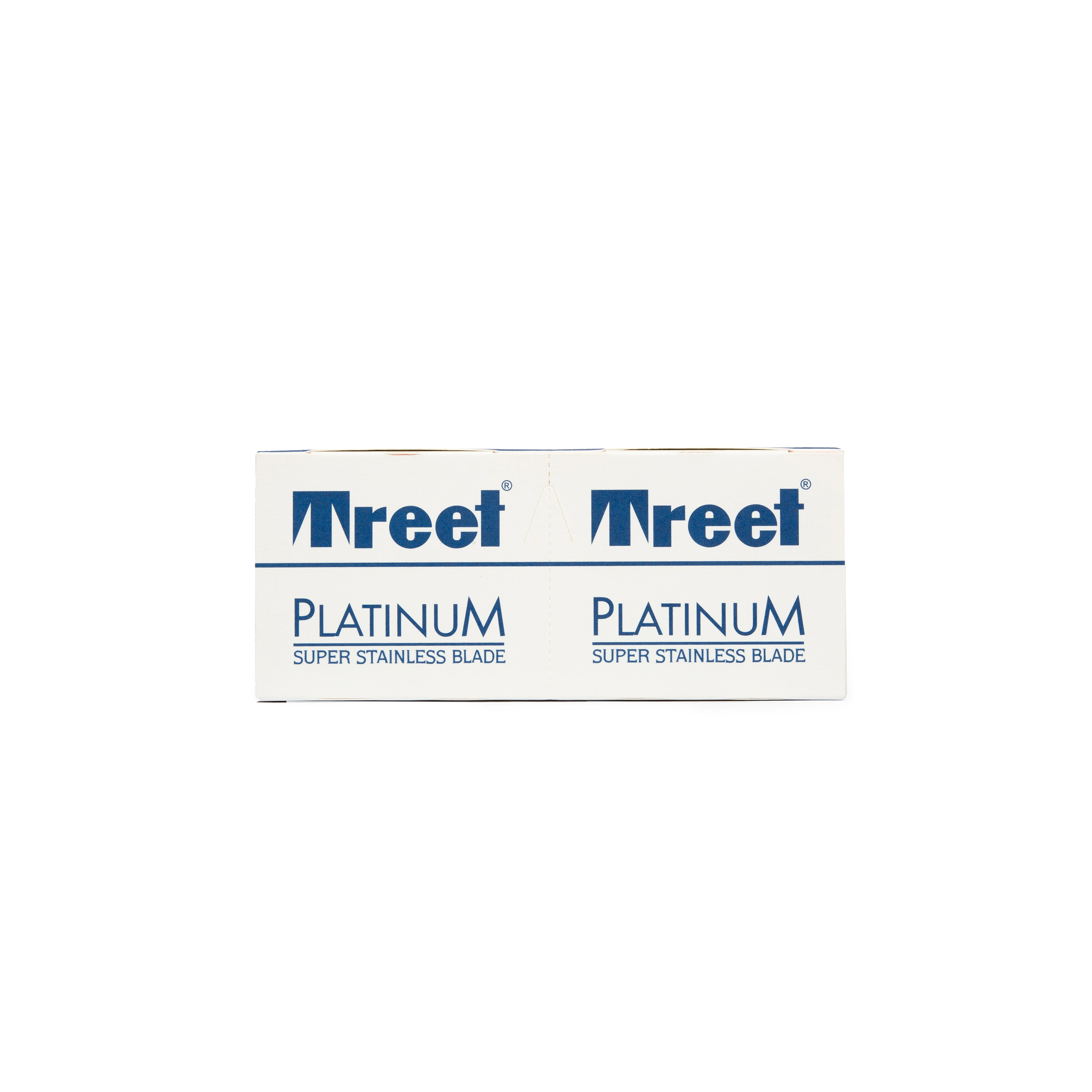 Treet Platinum Super 100 Double Edge Shaving Blades Platinum Coated For ...