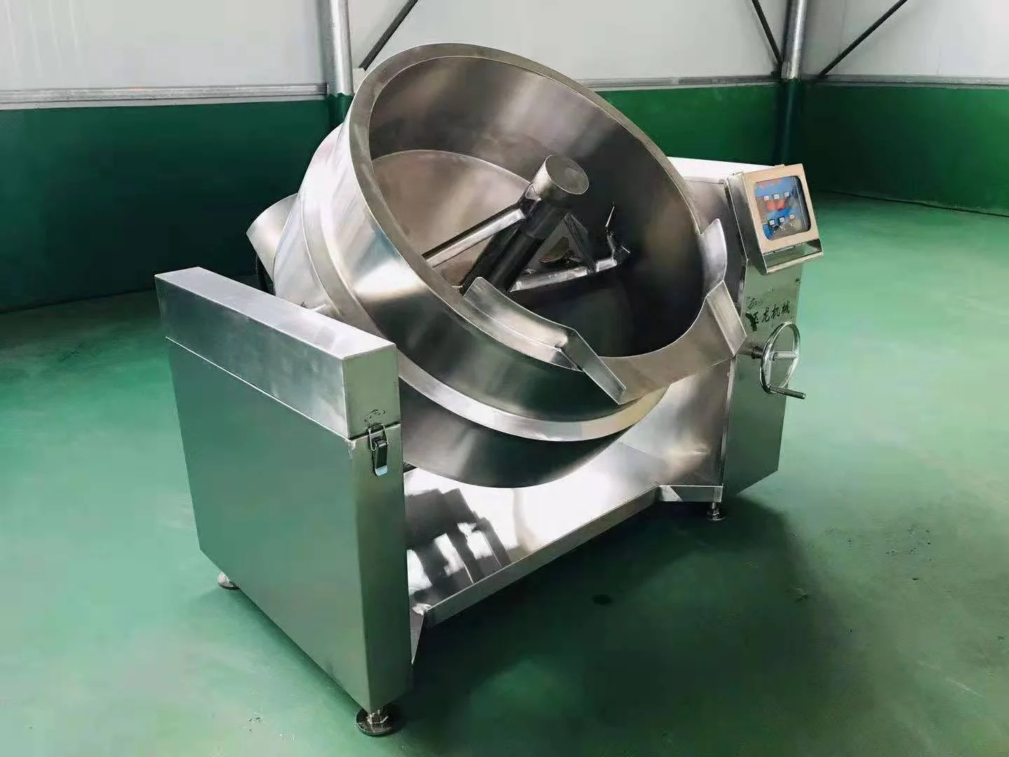 Large Tilting Scraper Stirrer Double Jacketed Kettle With Mixer Direct ...