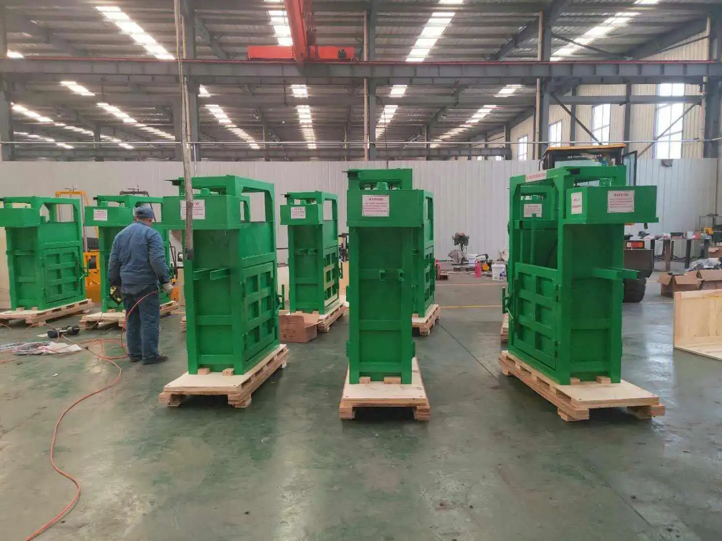 Waste Paper Compressor Machine - High Productivity Baler