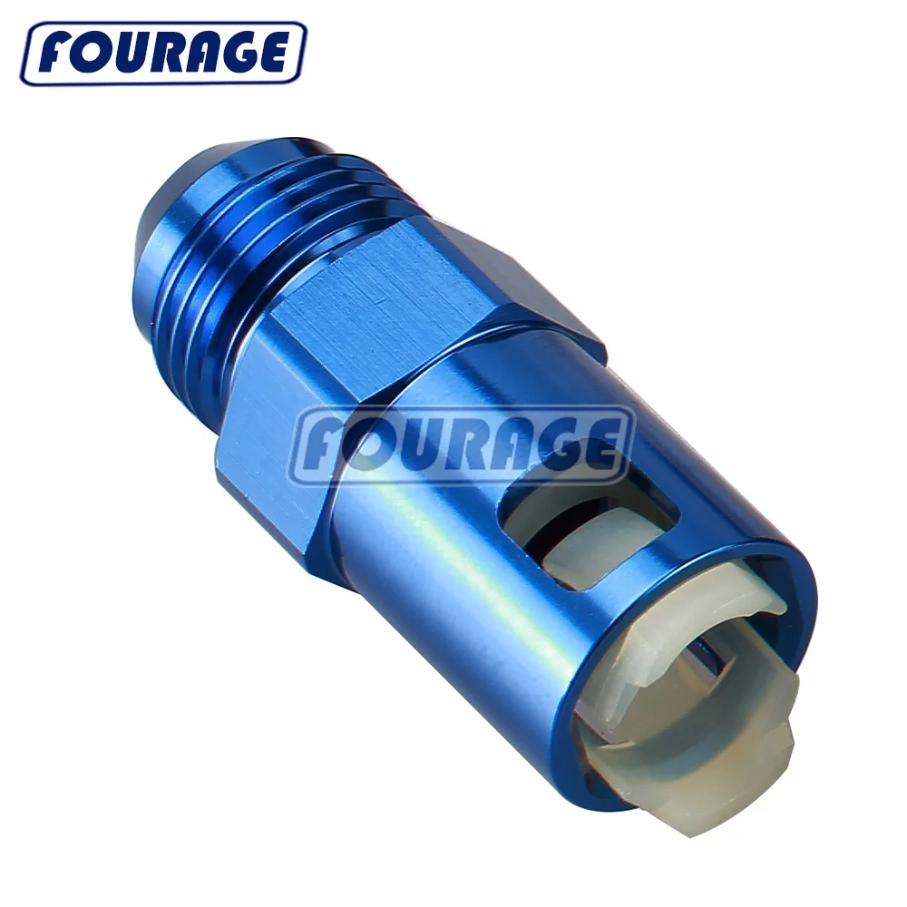 Aluminum Anodized Oil Fuel Line Quick Connect Adapter