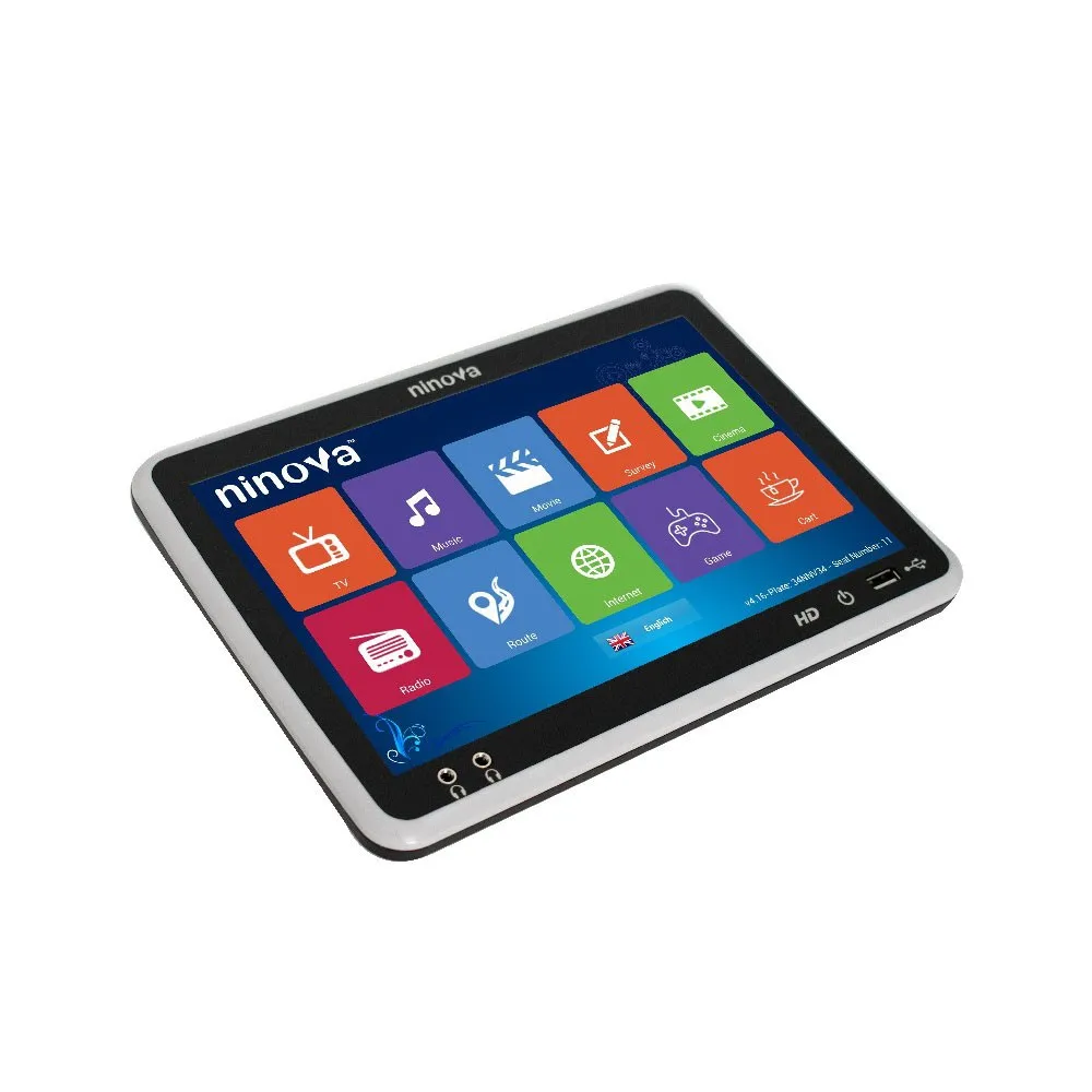 High Quality Bus seat monitors with server for bus entertainment system ...