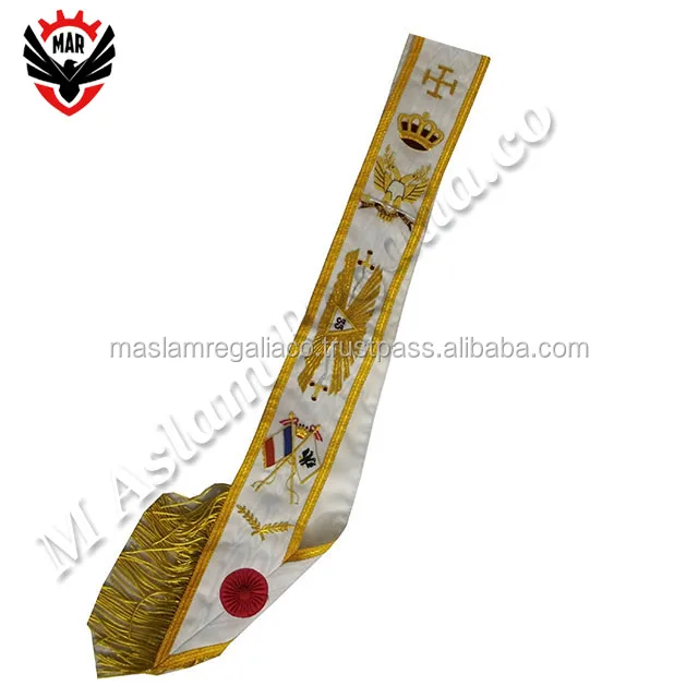 Masonic Knight Preceptor Sash | Masonic Regalia Standard Quality Sash ...