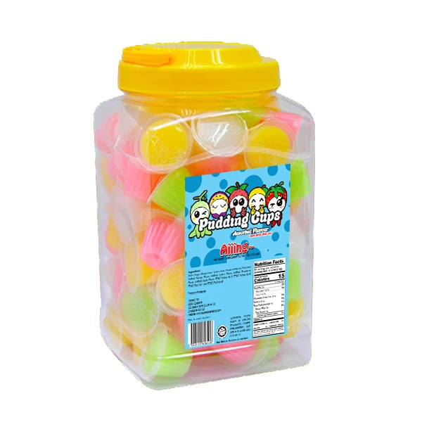 Aiiing Mini Jelly Cups - 16g Assorted Mixed Flavoured Fruity Fruit Mini ...