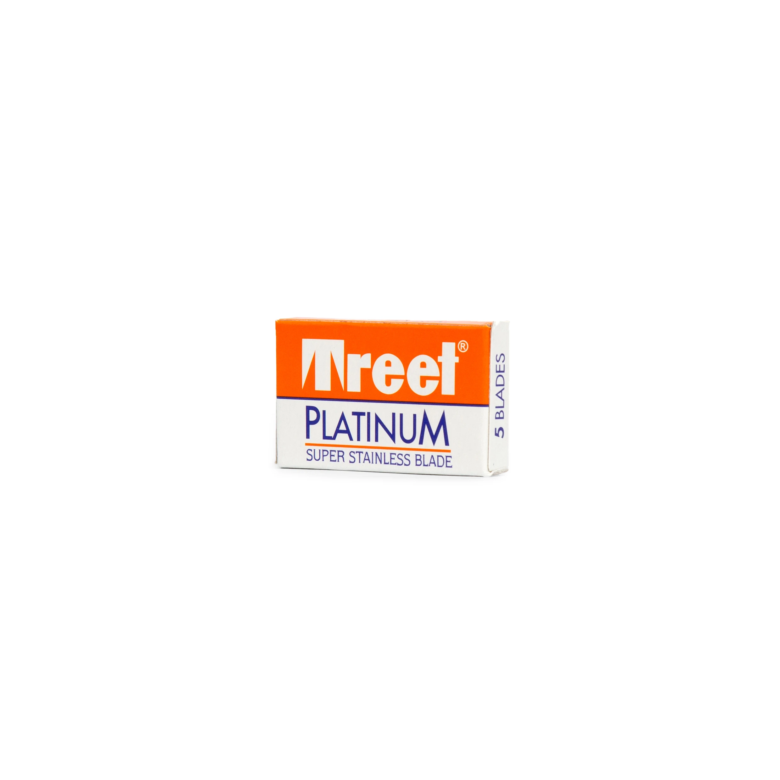 Treet Platinum Super 100 Double Edge Shaving Blades Platinum Coated For ...