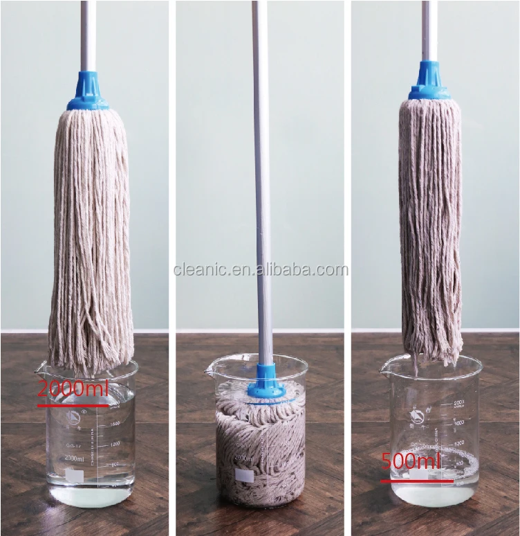 Cleanic Industrial Mops - Durable, Color-Coded Janitorial Supplies