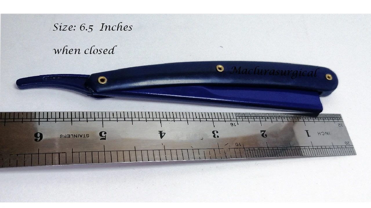 Maclura Disposable Single Blade Razor with Blue Handle for Body and ...