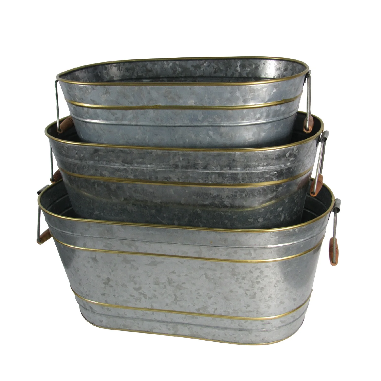 Galvanized Planter With Stand Premium Quality Handmade Planter Pots ...