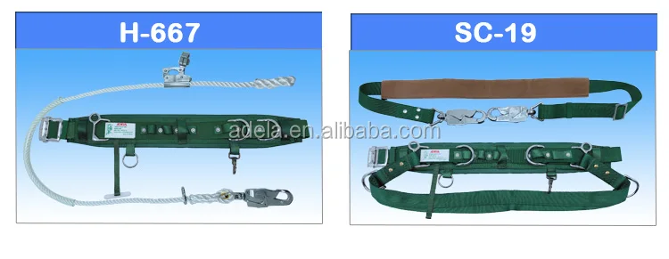 Taiwan Adela Ladder Work Positioning Safety Belt - Buy Lineman Safety ...