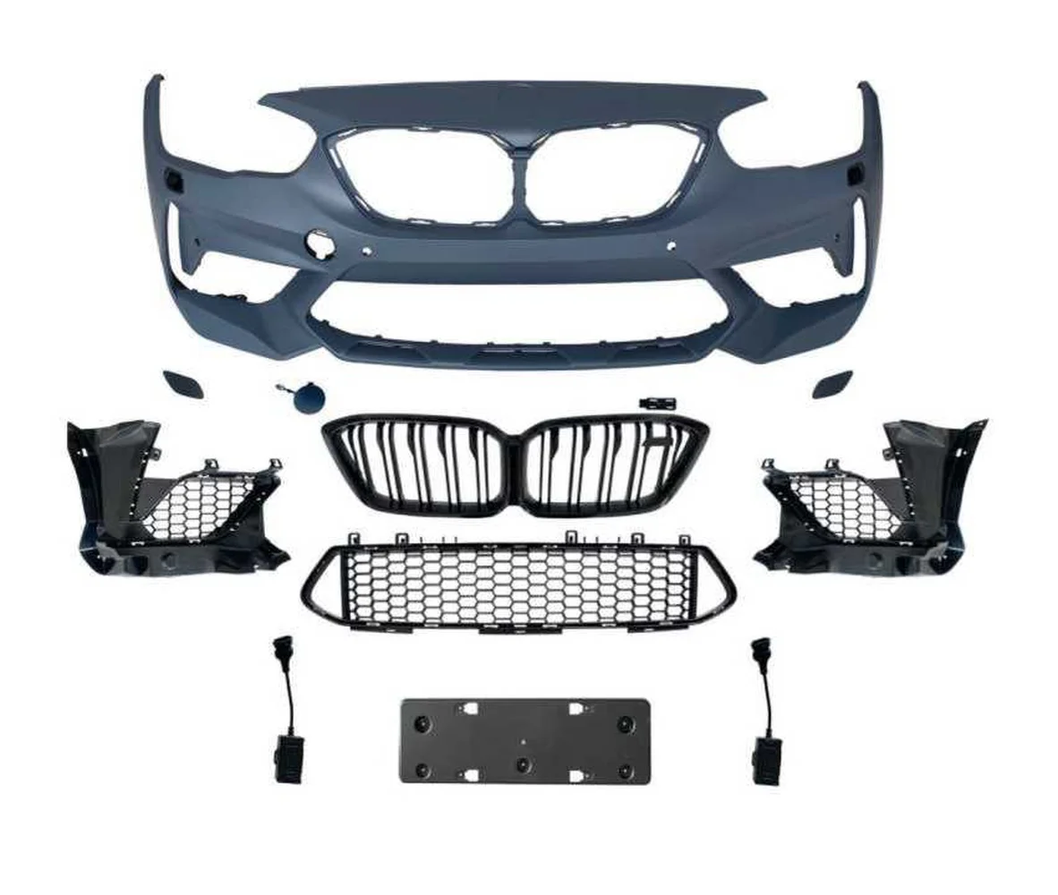 Car Accessories Facelift Front Bumper Grill Pp Material For Bmw 1 ...