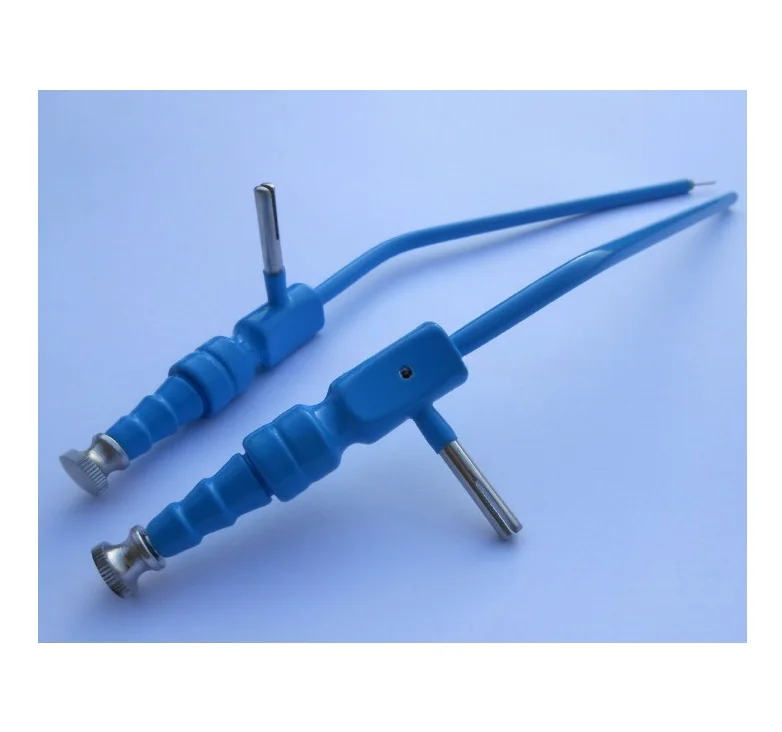 Frazier Suction Tube Blue Insulated with Finger Cut-off Angled| Alibaba.com